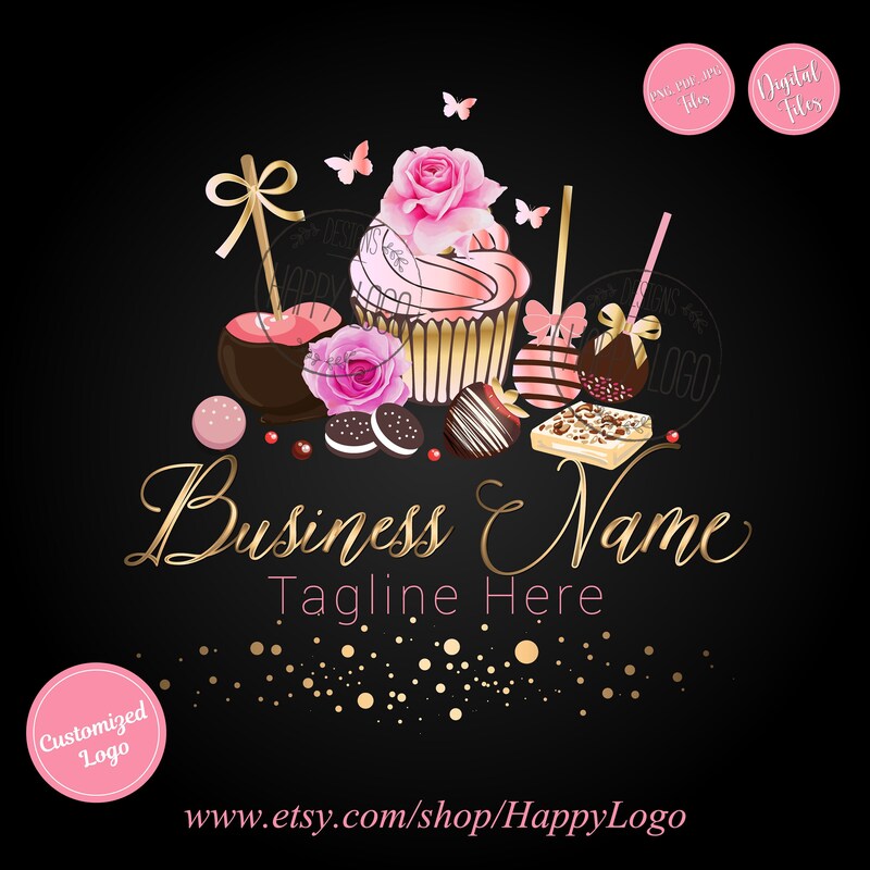 Cake Pop Logo - Etsy
