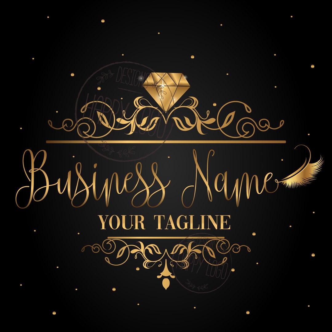 Lash Logo, Custom Logo Design, Eyelash Logo, Gold Black Diamond Lashes ...