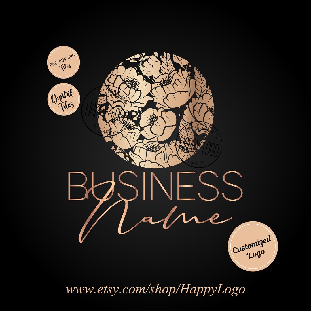 Flower Logo, Floral Arrangements Logo, Fashion Boutique Design, Beauty ...