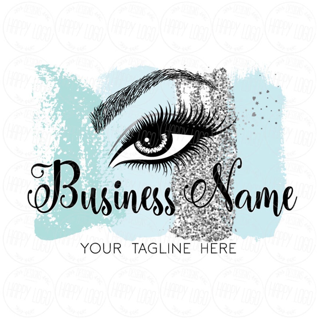 Lash Logo, Makeup Beauty Business Branding, Eyelash Extension Logo ...