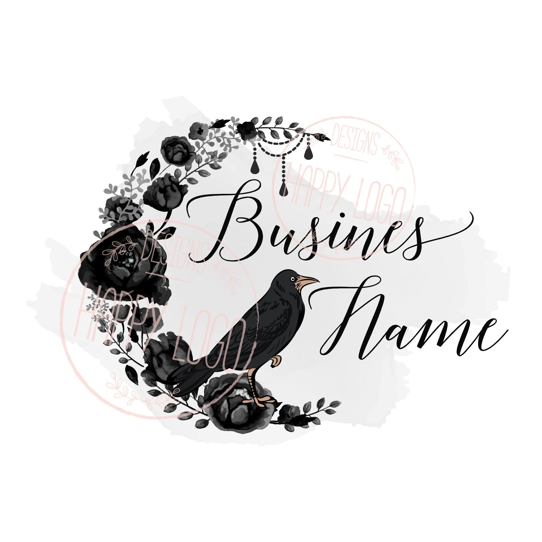 Goth Logo Design - Etsy