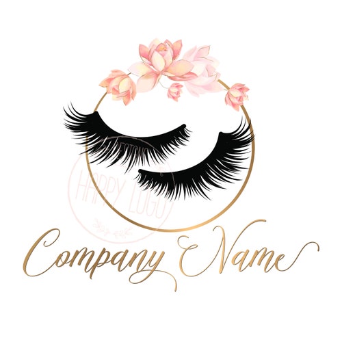DIGITAL Custom Logo Design Lashes Logo Lashes Beauty Logo - Etsy
