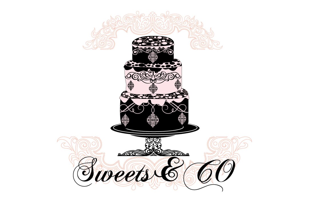 DIGITAL Custom Logo Design Cake Bakery Logo Design Sweets - Etsy