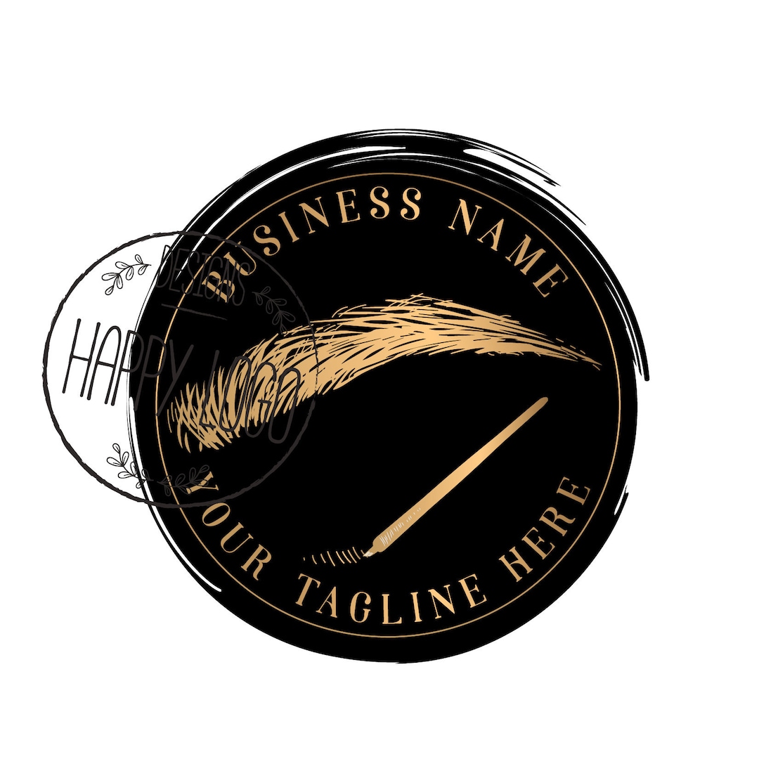 Microblading Logo, Logo Design, Beauty Logo, Microblading Beauty Logo ...