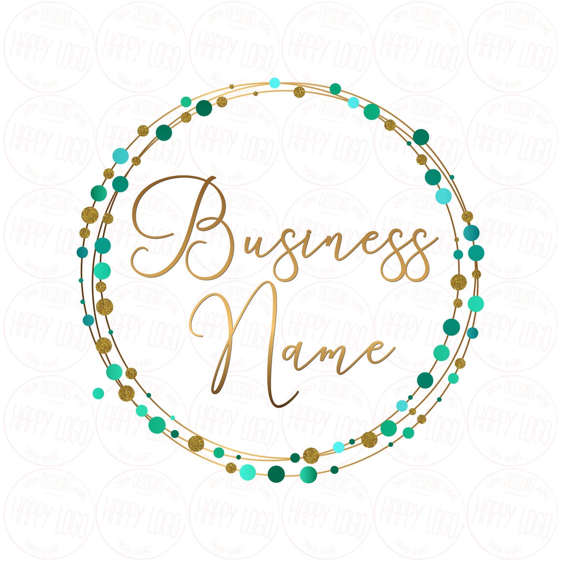 DIGITAL Custom Logo Design Gold Blue Logo Jewelry Logo - Etsy