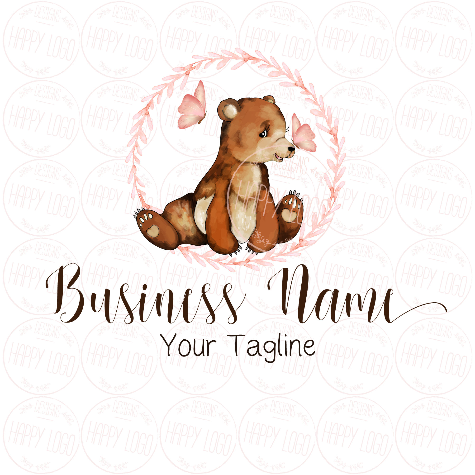 Teddy Bear Logo Design