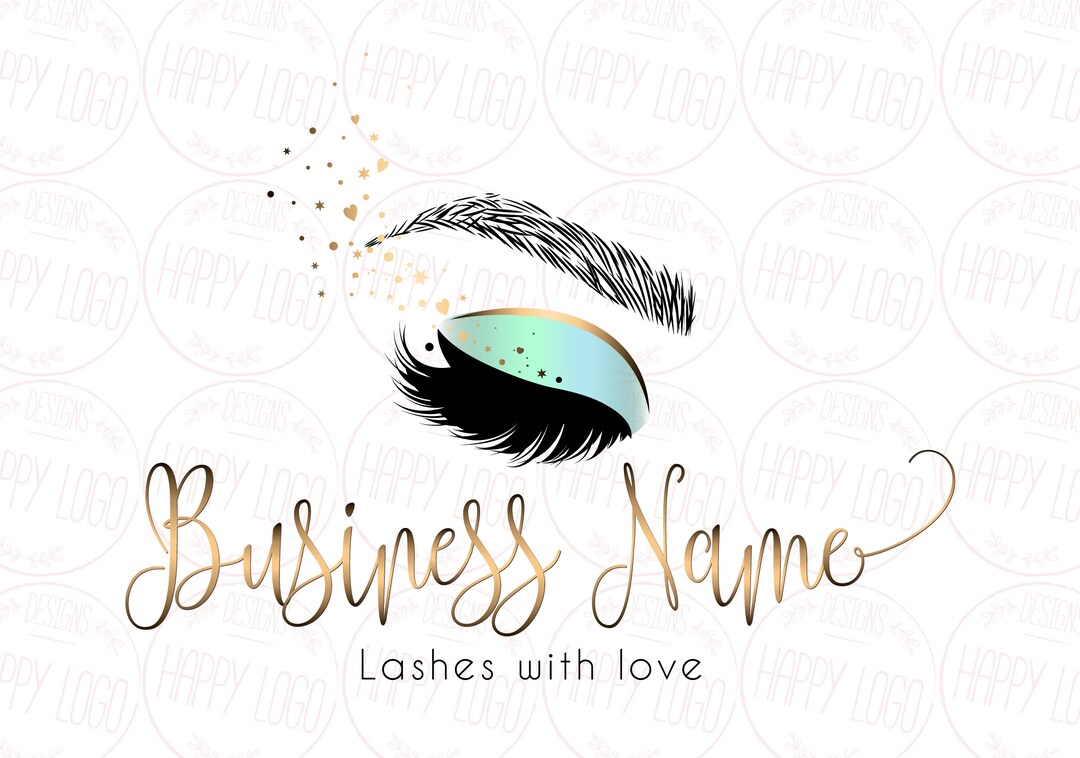 Lash Logo, Custom Logo Design, Lashes Logo, Lashes Beauty Logo, Makeup ...