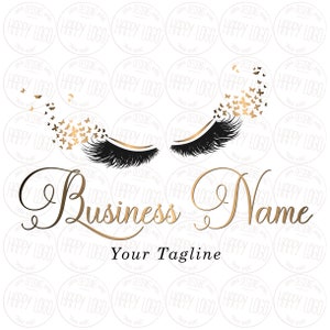 Lashes Logo, Custom Logo Design , Lash Butterfly Logo, Lashes Beauty ...