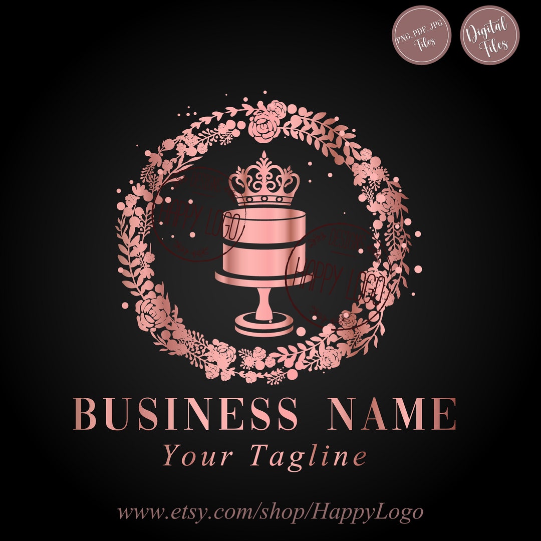 Custom Logo Design, Cake Logo, Bakery Logo, Baking Logo, Svg, Cooking ...