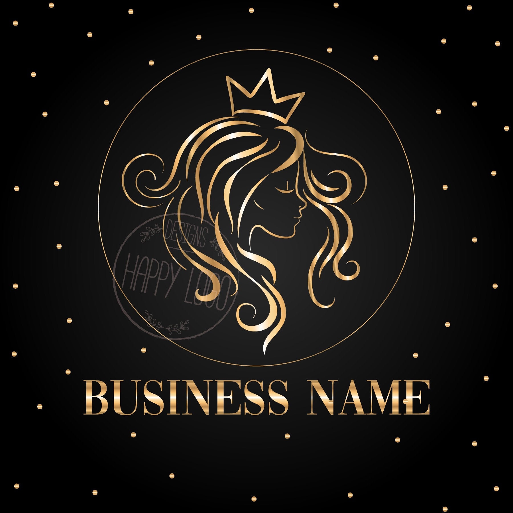 Beauty Queen Crown Logo
