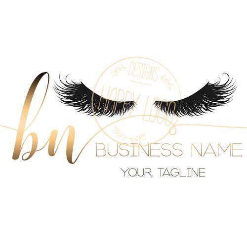 DIGITAL Custom Logo Design Lashes Logo Lashes Beauty Logo - Etsy