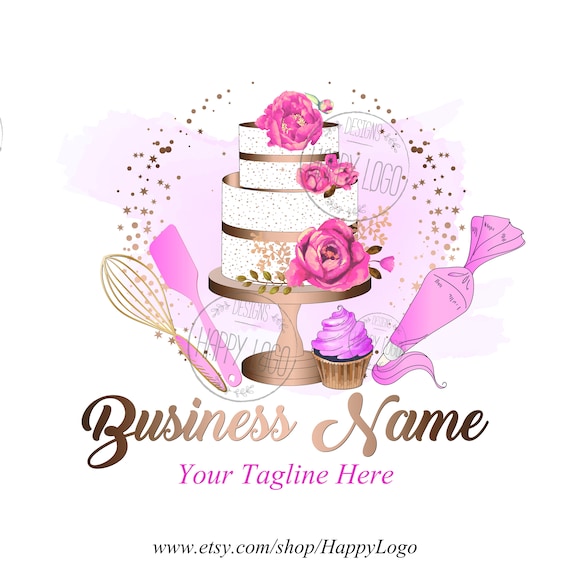 Cake Shop Logo Vector