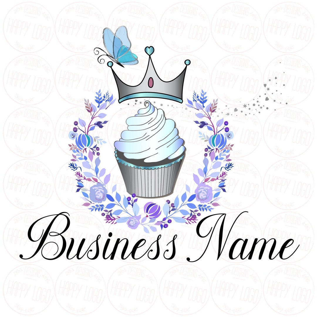 Cupcake Logo, Baking Logo, Custom Logo Design, Graphic Design, Cupcake ...