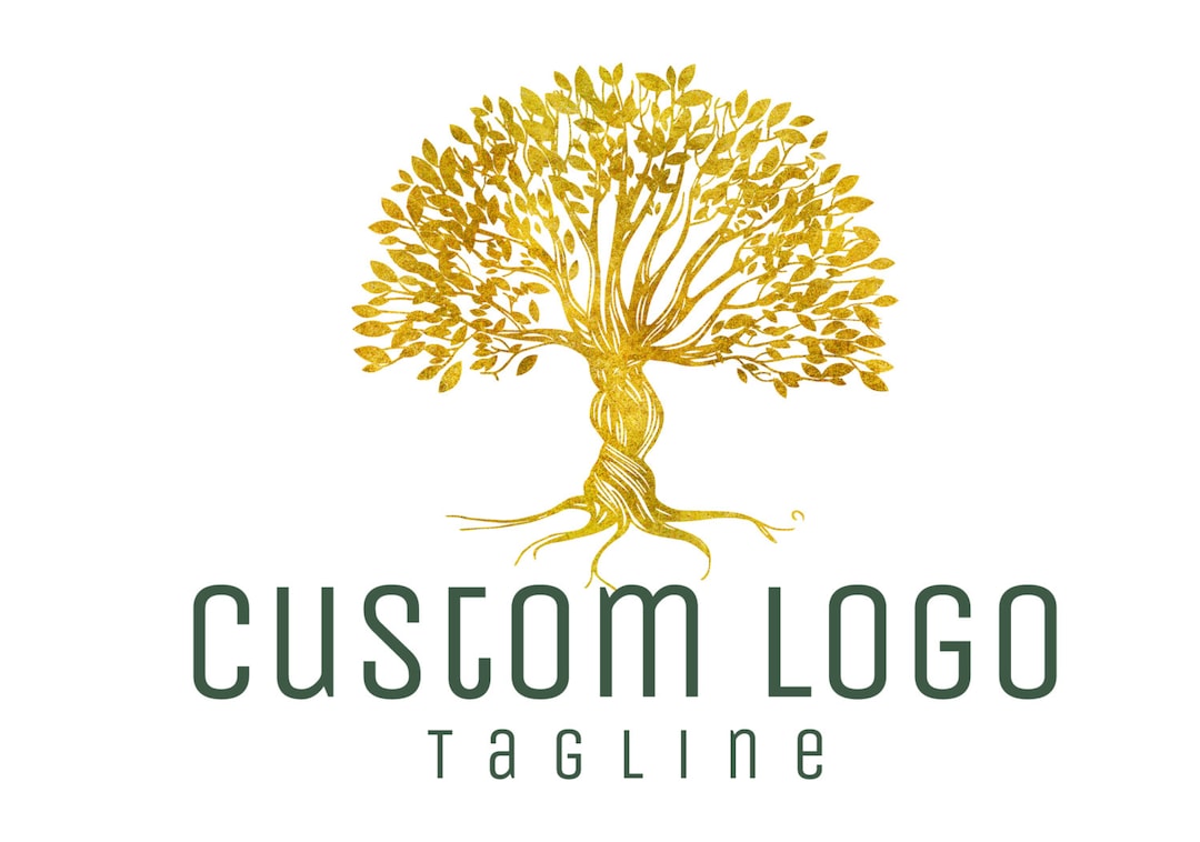 Tree Logo, Watercolor Tree Logo, Eco-friendly Logo, Business Logo ...