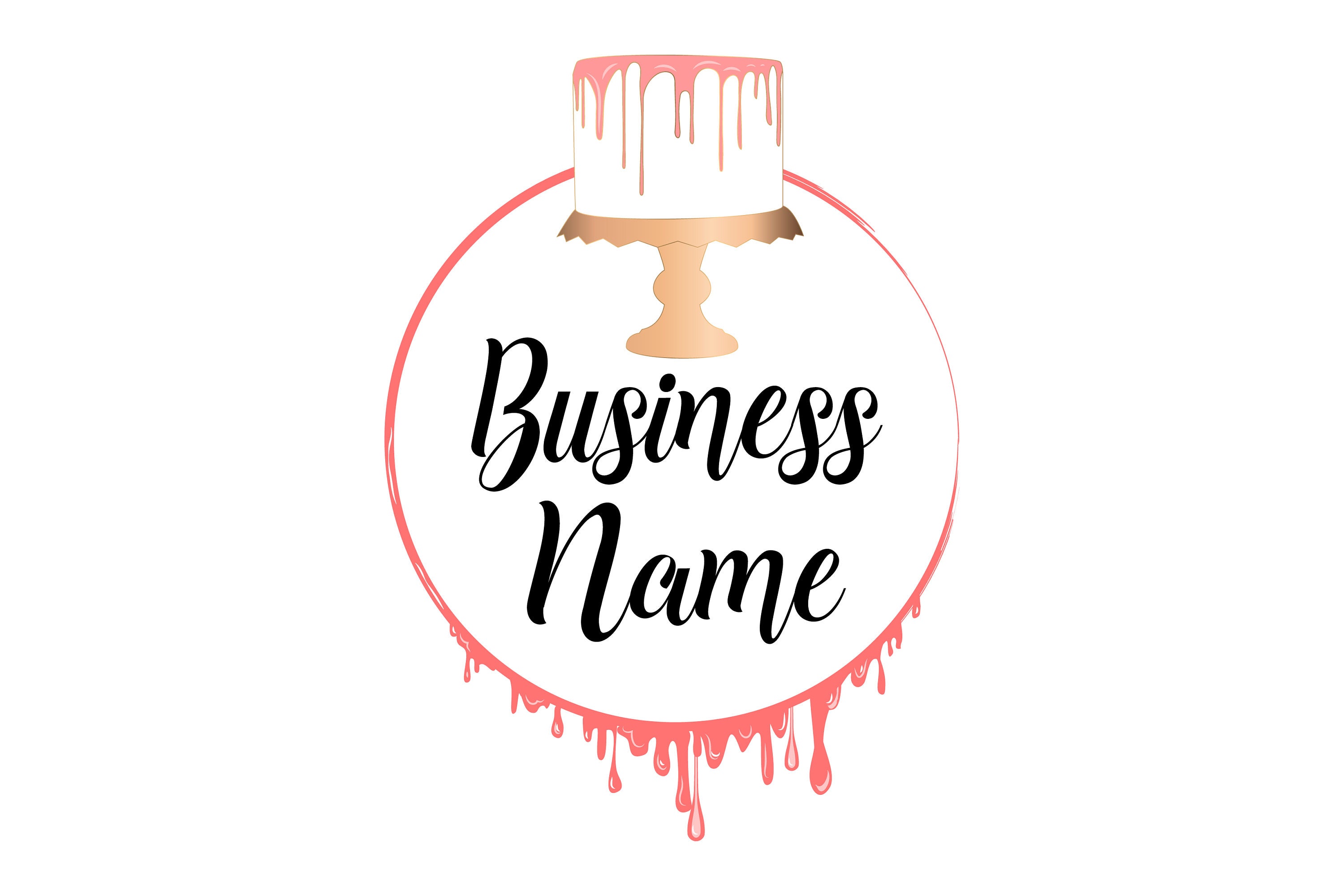 Cake Shop Logo Vector