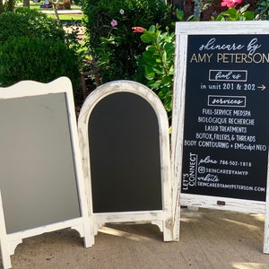 Spa Easel Sign • Apothecary Sign • LARGE Business A-frame Chalkboard ...
