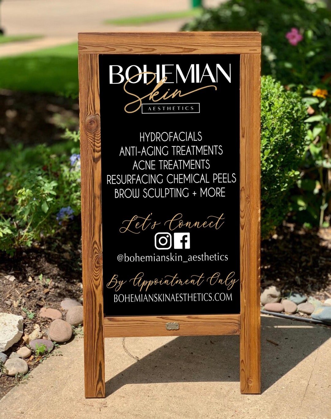 Aesthetician Sidewalk Sign Beauty Salon Chalkboard Sign Business ...