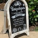Spa Easel Sign Apothecary Sign LARGE Business A-frame Chalkboard Easel ...
