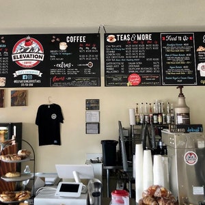 Coffee Shop Menu Restaurant Menu Sign Food Truck Sign Business Menu ...