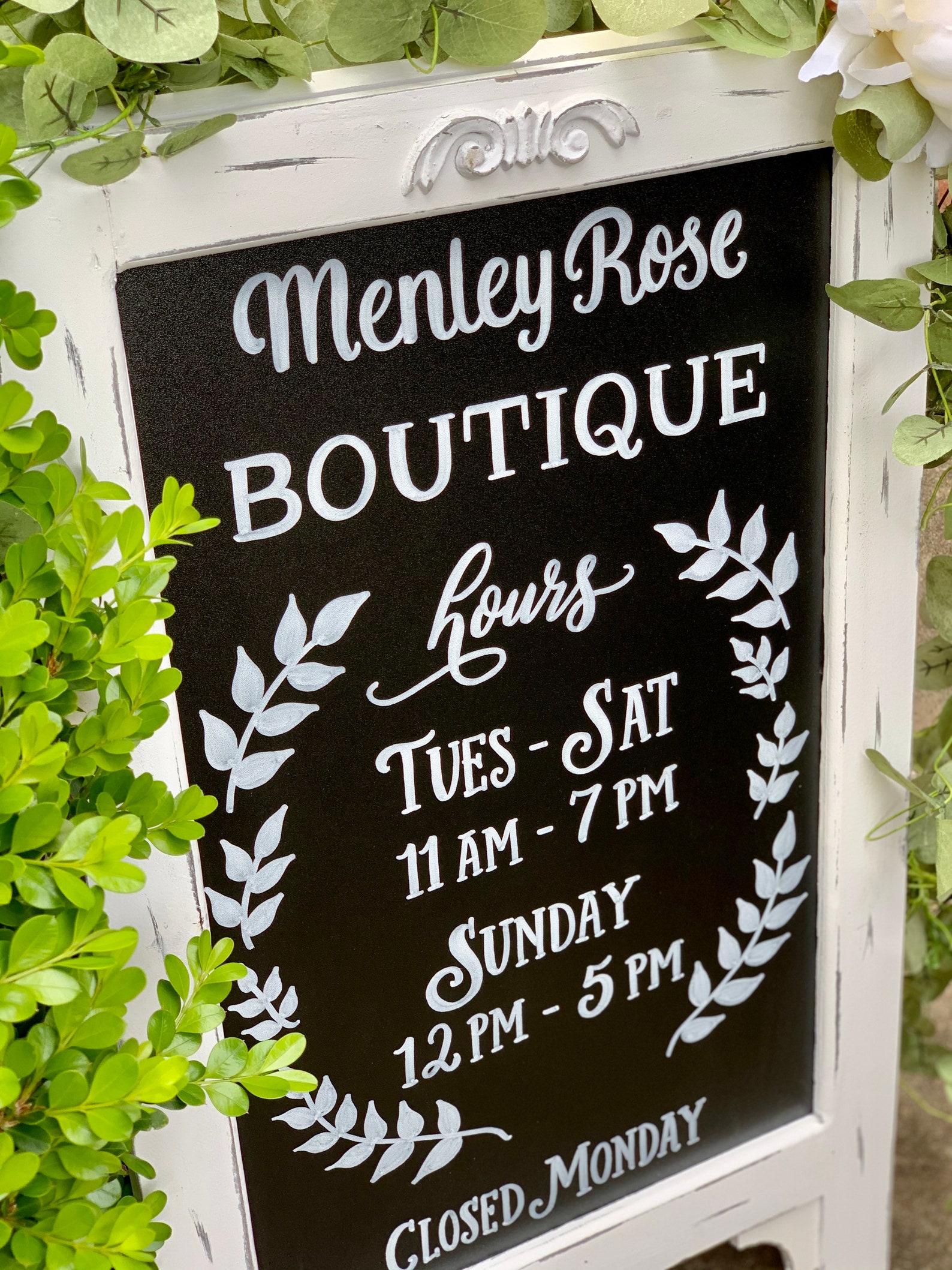 Large Chalkboard Easel Sign: Aesthetician, Spa, Massage Menu (20"x40 ...