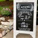Spa Easel Sign Apothecary Sign LARGE Business A-frame Chalkboard Easel ...