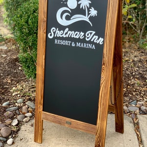 Spa Easel Sign • Apothecary Sign • LARGE Business A-frame Chalkboard ...