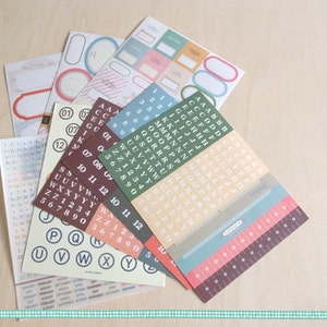 Labels for Study and Work - Iconic Labeling Pack / Diary Sticker Set ...