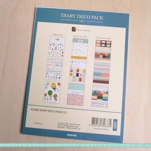 Diary Deco Pack Sticker Set 9 Sheets, 200 Pcs Cottage Chic, Ashley ...