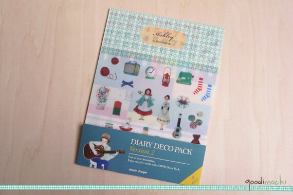 Diary Deco Pack Sticker Set 9 Sheets, 200 Pcs Cottage Chic, Ashley ...