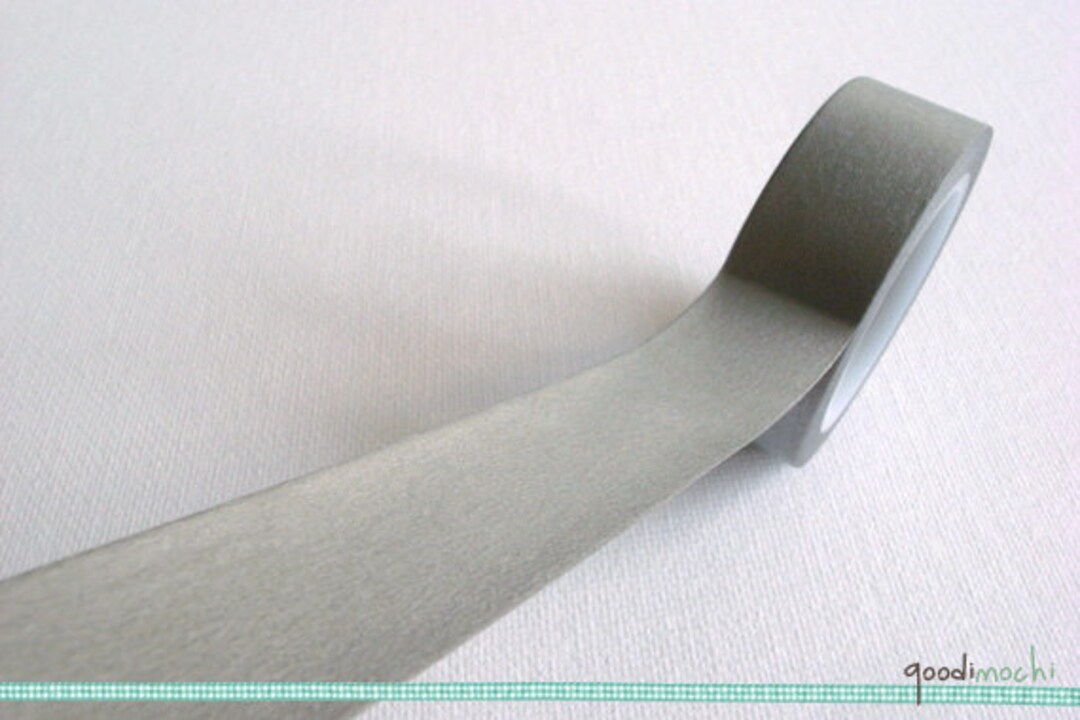 Metallic Grey Washi Tape / Masking Tape - 10m - Etsy