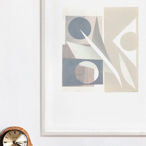 Stonewash Abstract Collage Modern Art Signed Print by Kate Sampson ...