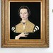 Anne Boleyn Portrait Tudor Style Art Print, Beautiful Miniature ...