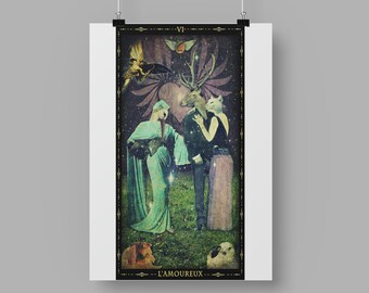 18 the Moon Tarot Card Keychain Major Arcana Divination - Etsy