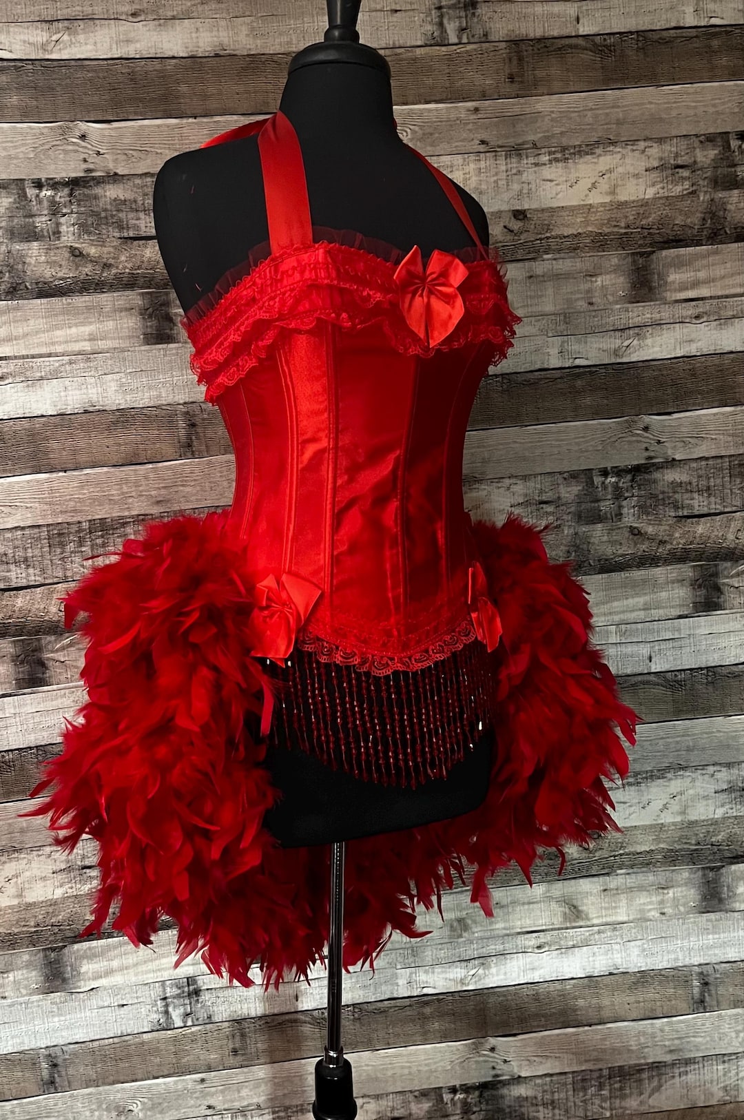 Pick Size-traditional Red Victorian Lace Burlesque Carnival Circus ...