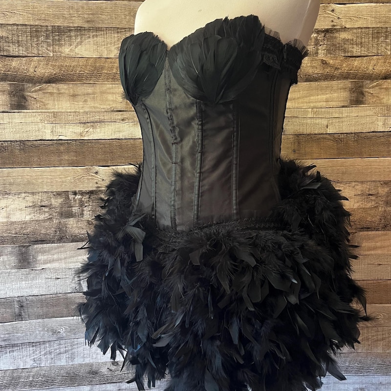 Black Swan Corset Costume - Etsy