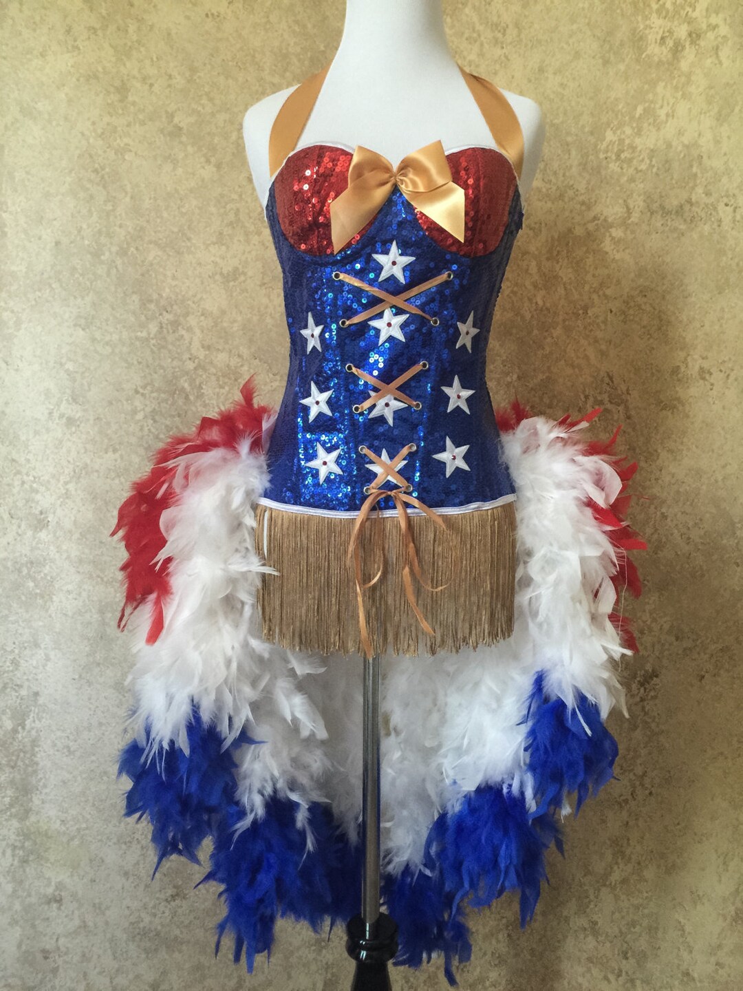 SMALL LAST One-sequin Patriotic Superhero 4th of July Dance - Etsy