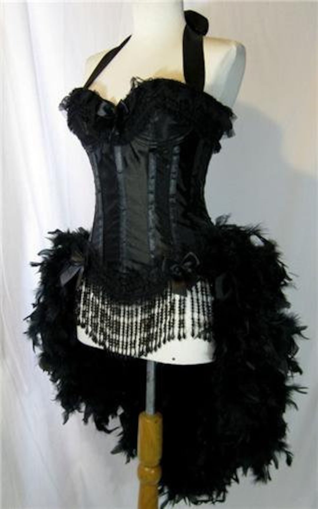 Pick Size-black Victorian Lace Burlesque Circus Carnival Pin up Costume ...