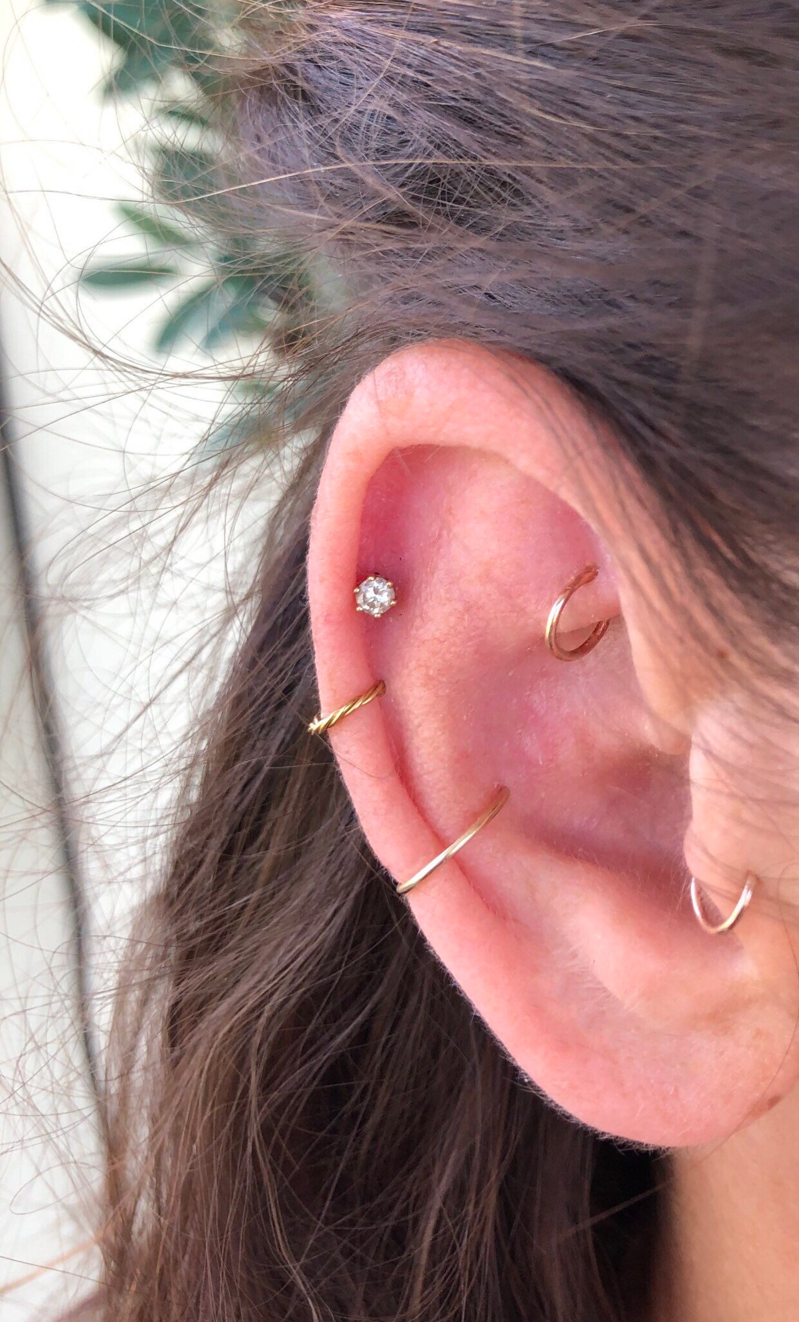 No Piercing Required 12mm Conch Cuff 14k Gold Rose Gold and | Etsy