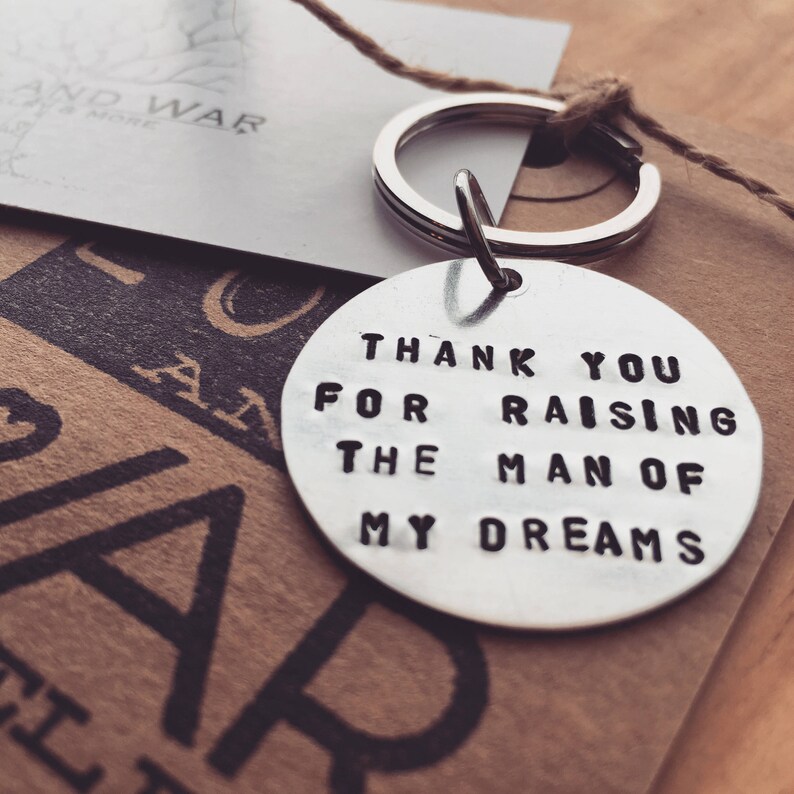 Circle Keychain With Personalized Custom Saying Handmade With - Etsy