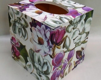 Decoupage Flower Pots Tissue Boxes Upcycled by DesignsbyVincenza