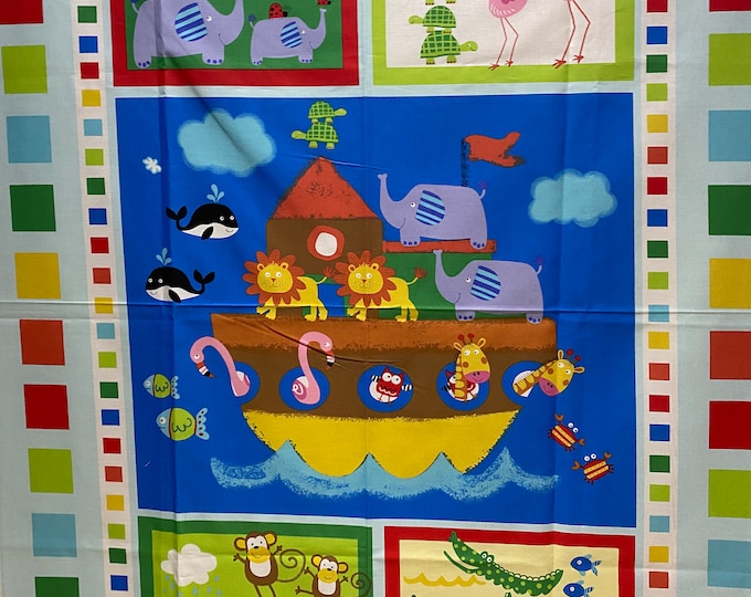 75-noah's Ark Quilt Panel - Etsy