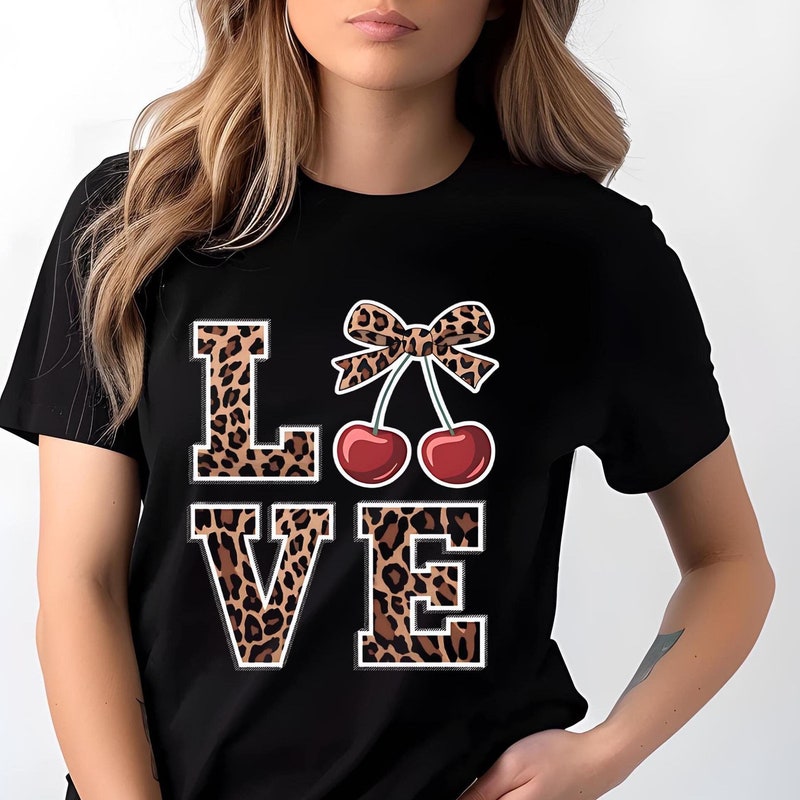 Cherry and Cheetah Wall Art - Etsy