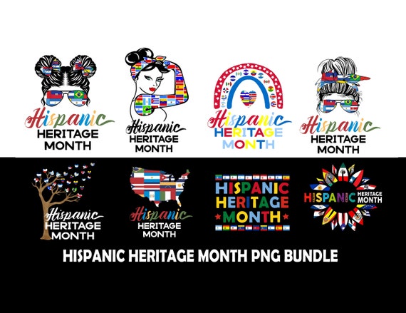 Hispanic Heritage Month PNG Files Bundle Digital Download - Etsy