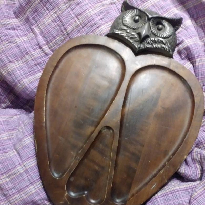 Owl Serving Tray - Etsy