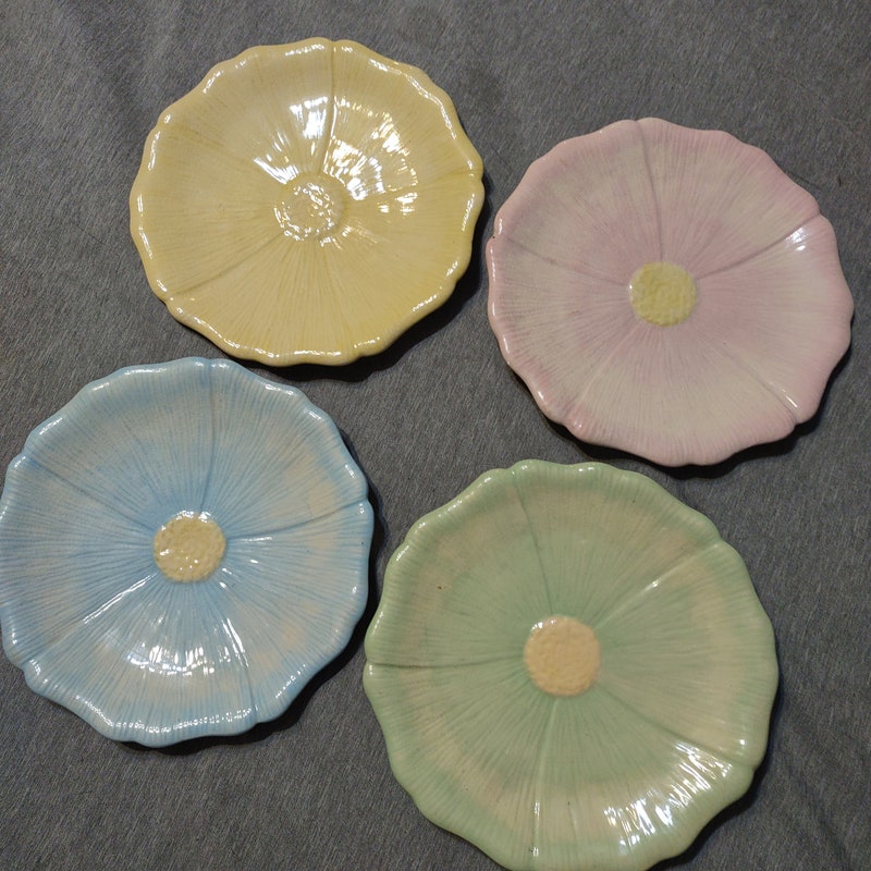 Ceramic Flower Plate - Etsy