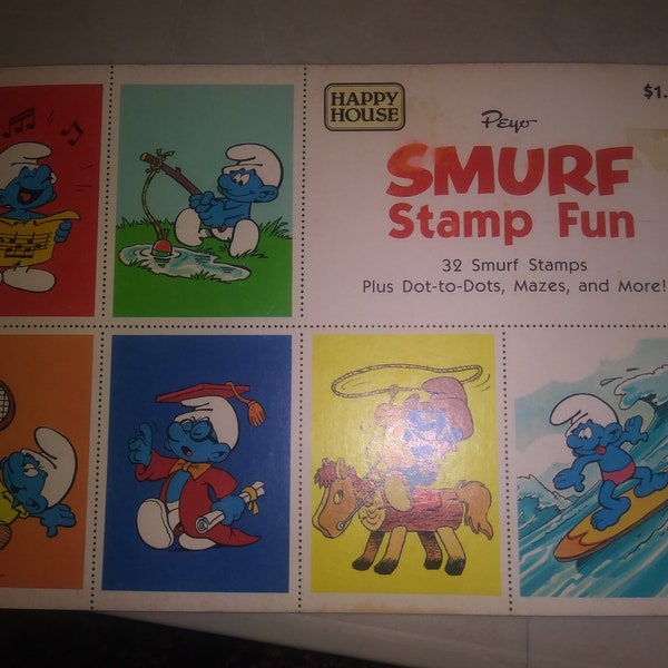 Smurf Book - Etsy