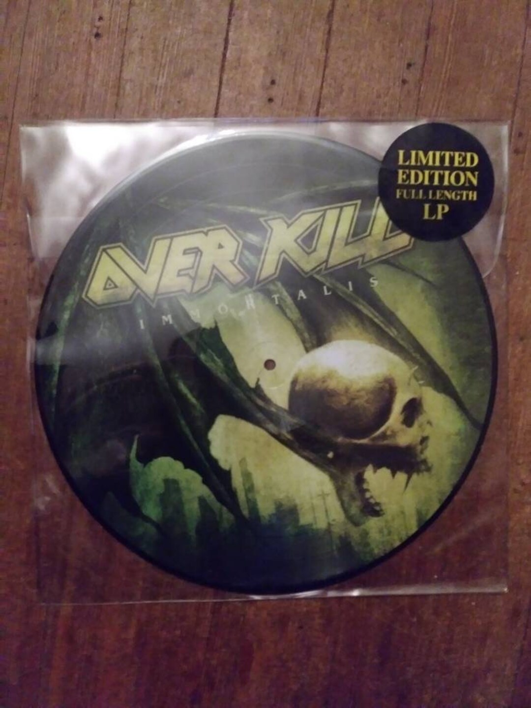 Over Kill Overkill Immortalis Picture Disc Limited Edition Hand ...