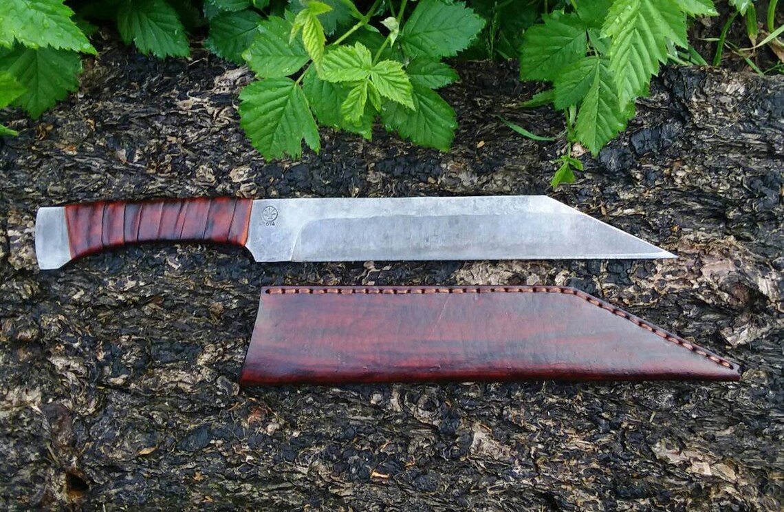 Viking Large Seax and Sheath Hand Forged Handmade - Etsy