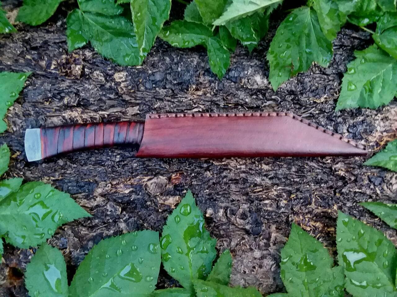 Viking Seax and Sheath Hand Forged Handmade | Etsy