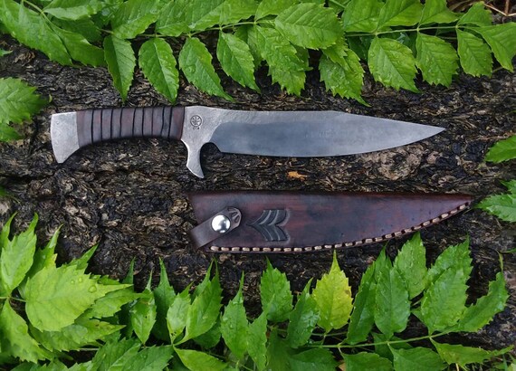 Integral Guarded Field Knife and Sheath - Etsy Canada
